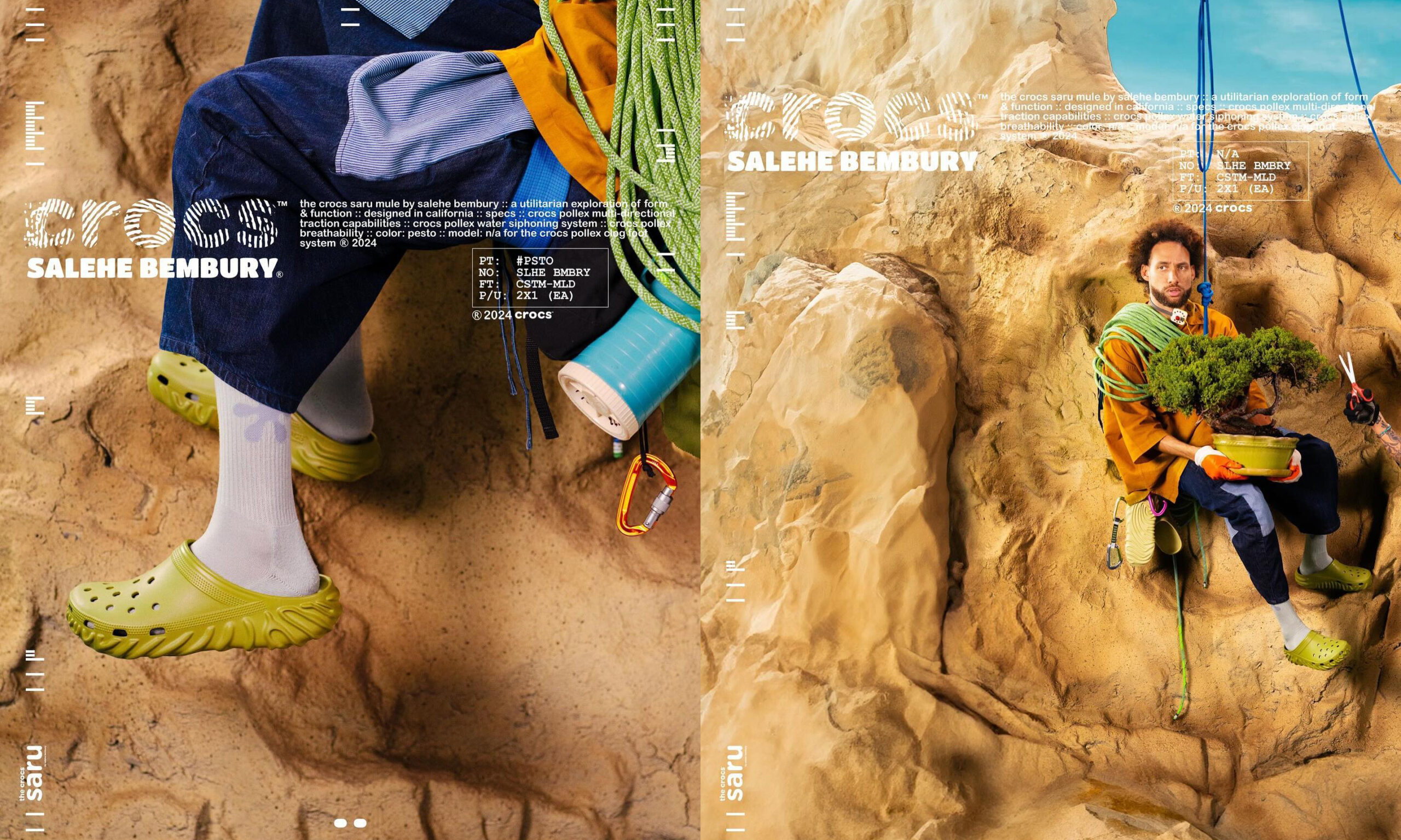 Salehe Bembury x Crocs Pollex Juniper 实物预览 – NOWRE现客