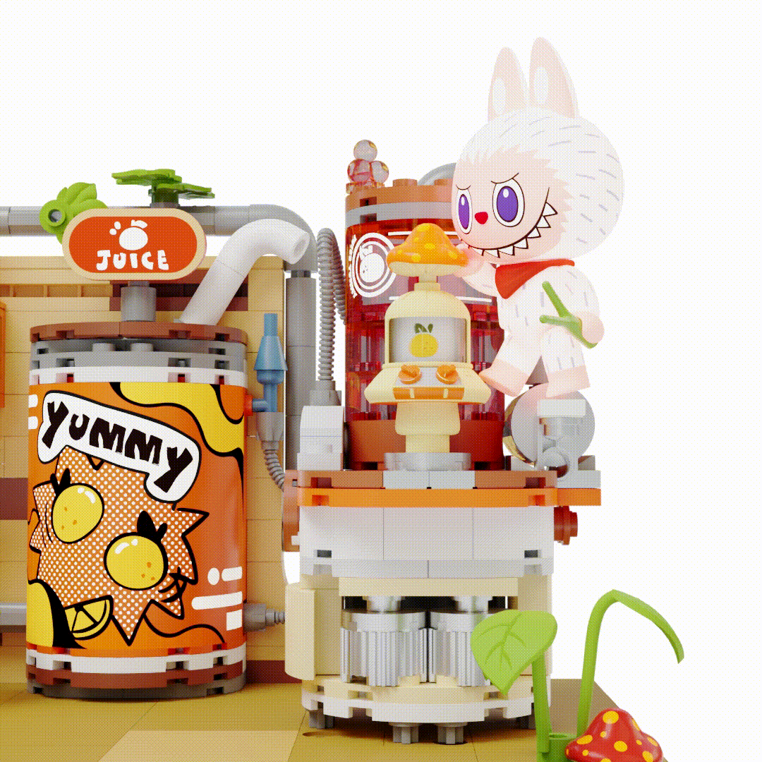 万众期待下，「爆改」成积木的 LABUBU 终于亮相了！ – NOWRE现客