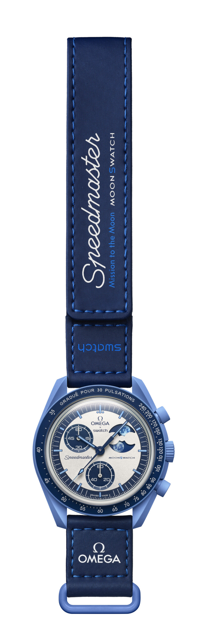 OMEGA x Swatch 全新 Bioceramic MoonSwatch 系列腕表 MISSION TO THE SUPER BLUE ...