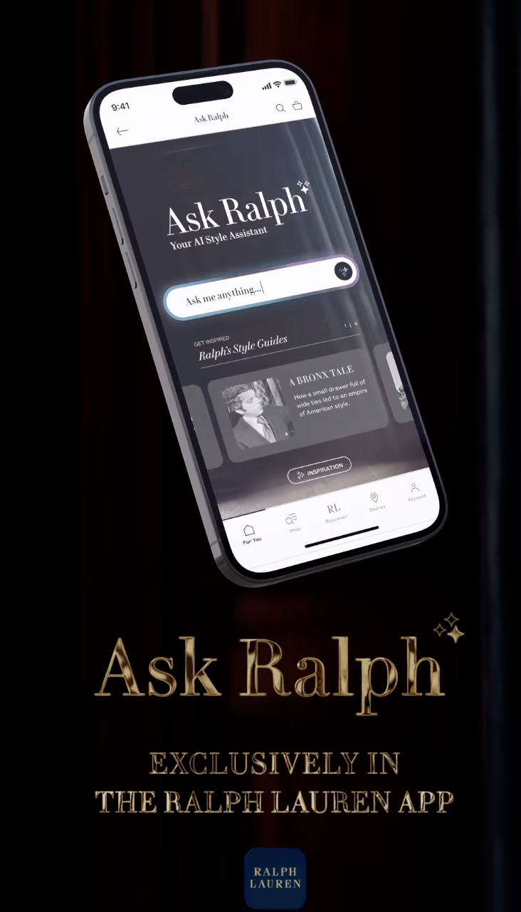 Ralph Lauren 推出全新 AI 聊天机器人「Ask Ralph」 – NOWRE现客