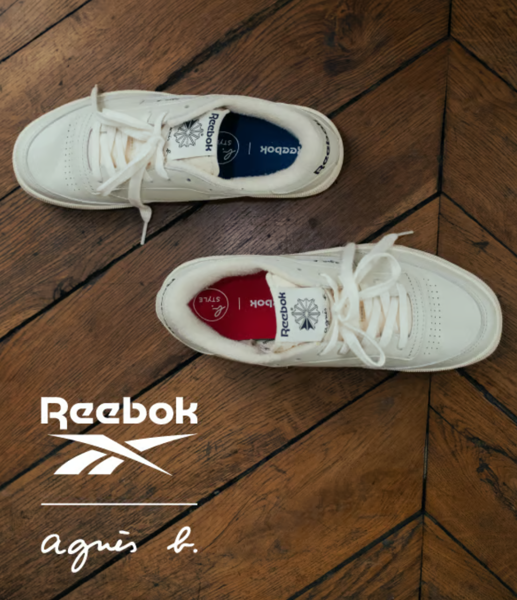 Reebok x agnès b. 首款联名运动鞋登场 – NOWRE现客